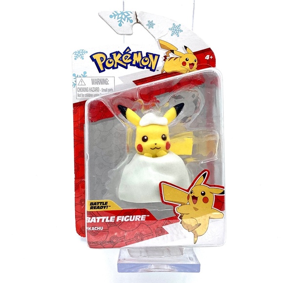Pokémon | Toys | 2 Pokmon Battle Figure Pikachu In The Snow New | Poshmark